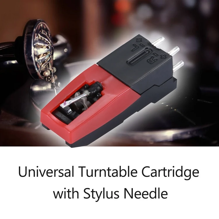 Universal Turntable Phonograph Cartridge with Stylus Needle