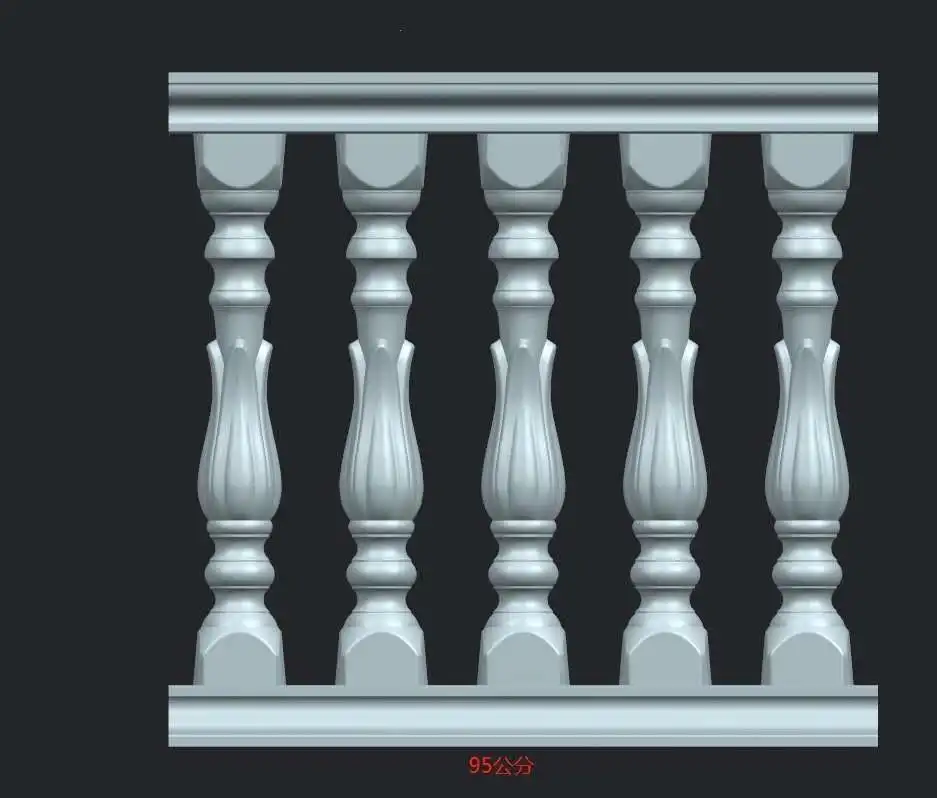 Rf Abs Plastic Concrete Cement Cast In Place Baluster Moulds Balcony ...