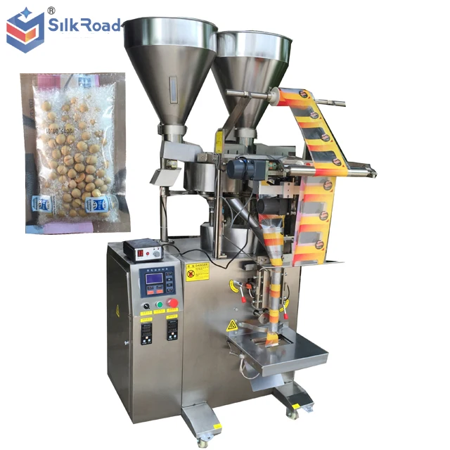 Double Hopper Granules Powder Coffee Mix Pod Sachet Packaging Machine ...
