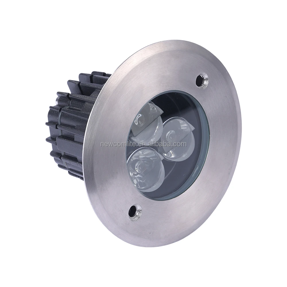 IP67 RGB LED Recessed Ground Lamp 12V/24V DC Aluminum Outdoor Inground ...