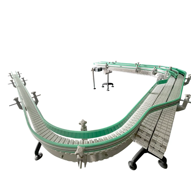 Plastic Conveyor Roller top chain flexible chain Conveyor for ...