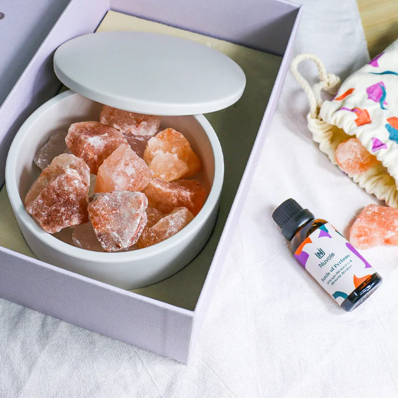 White Ceramic Jar Free Fire Crystal Diffuser Custom Luxury Valentine Wedding Crystal Diffuser ...