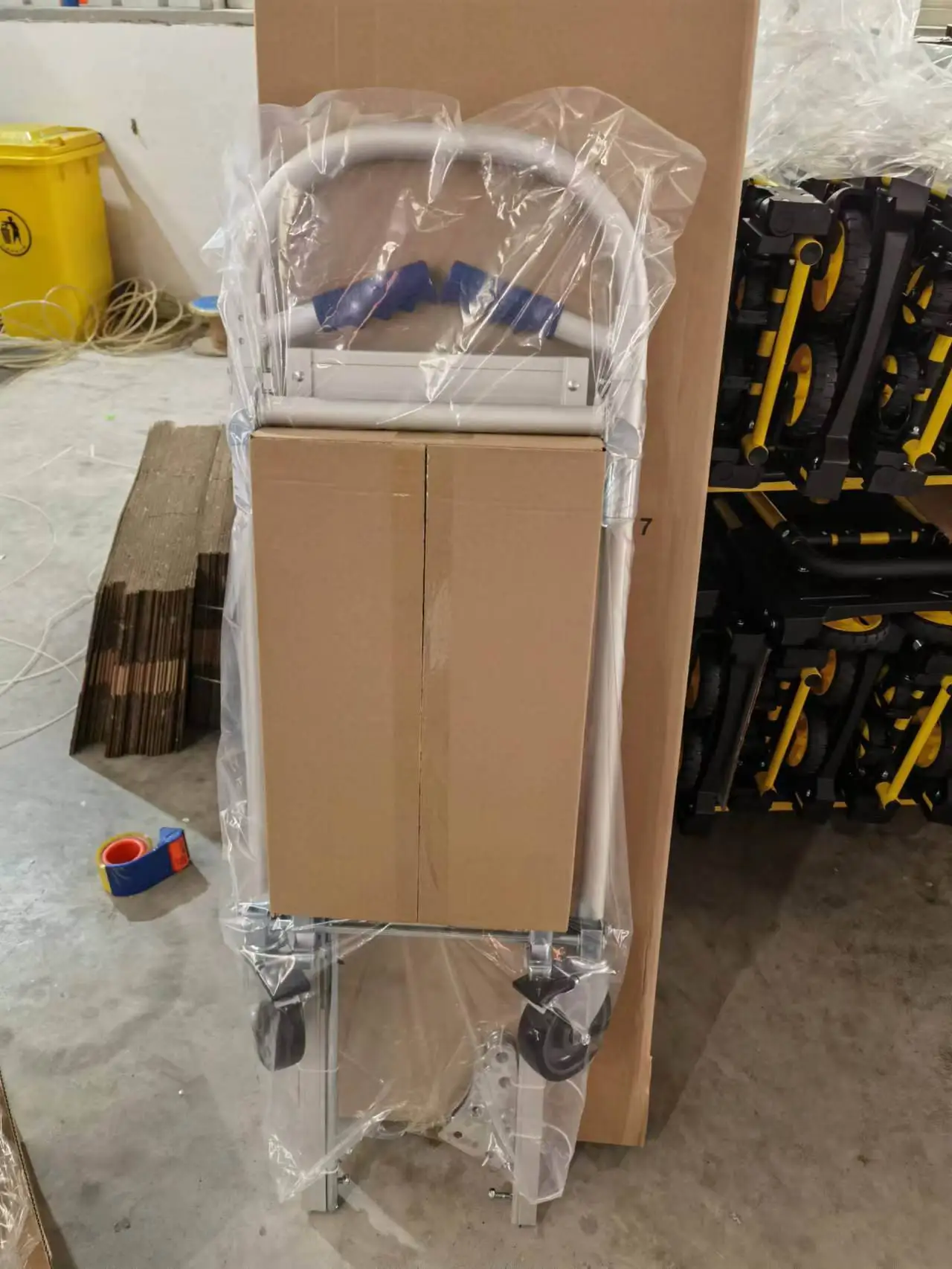 Heavy Duty Aluminum Hand Cart Bottled Water Trolley With Wheels And ...