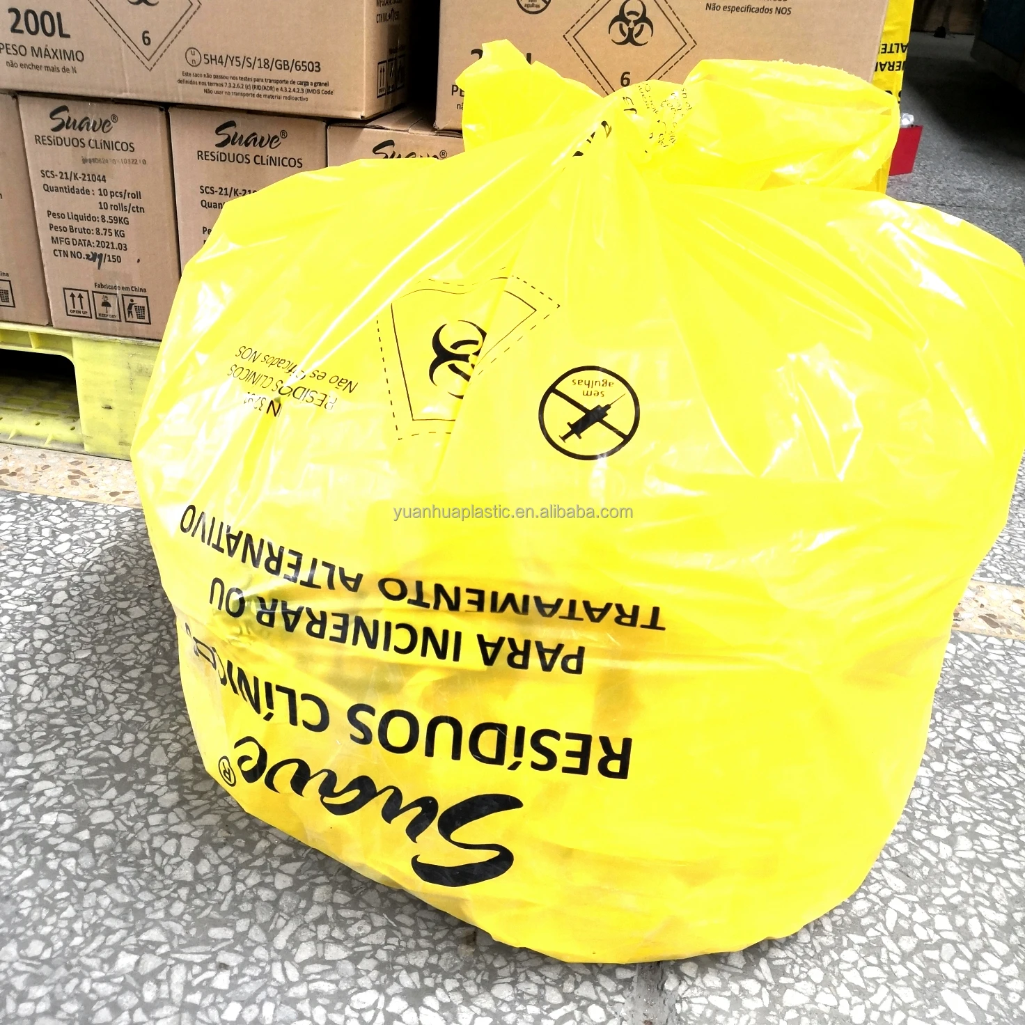 Autoclavable Hdpe Heavy Duty Medical Waste Bag Disposal Medical Waste ...