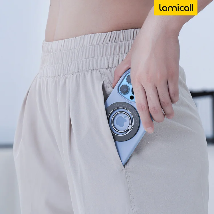 Lamicall Colorful 360 Degree Finger Ring Mobile Phone Stand Holder Smart Phone Round Ring Holder ...