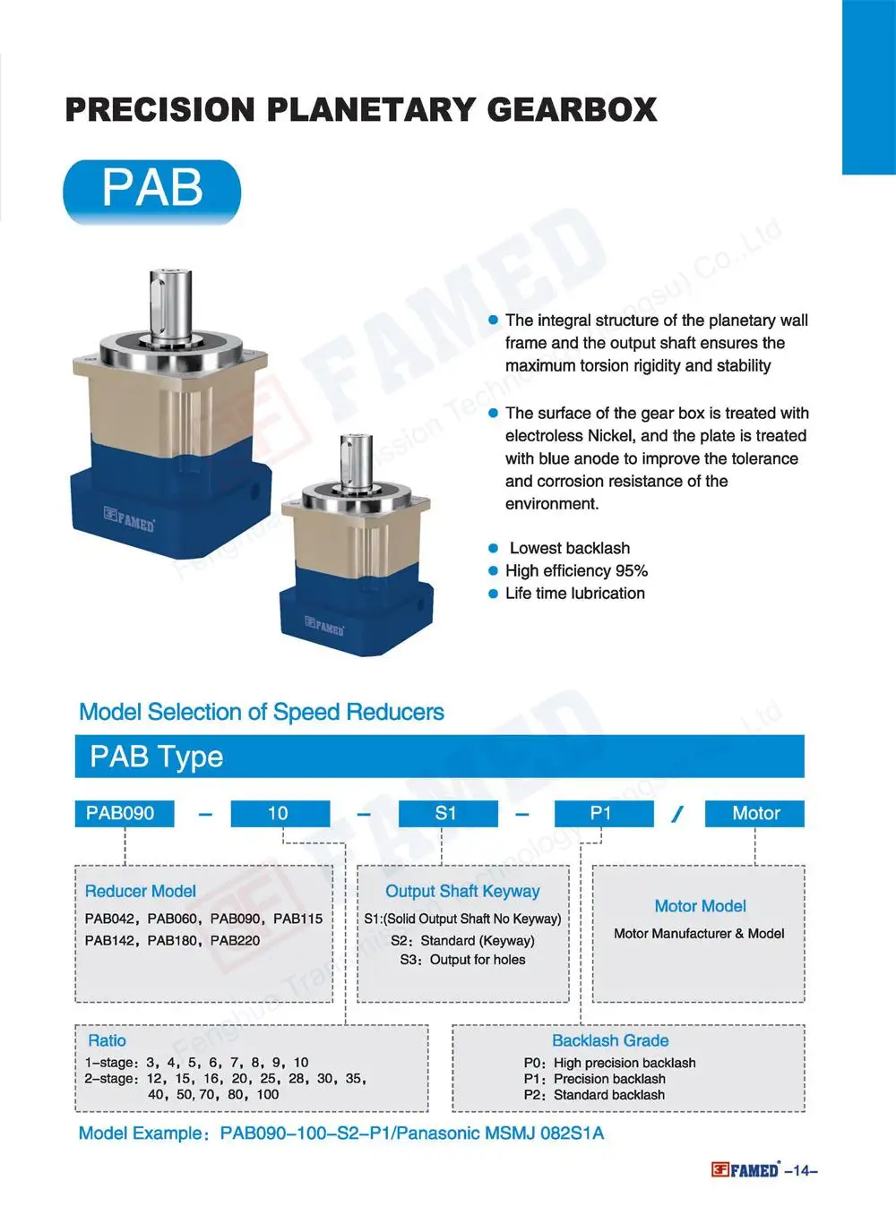 Tqg Pab ชุดเกียร์ดาวเคราะห์เซอร์โวมอเตอร์เกียร์ด้วยเกียร์เอียงและ ...