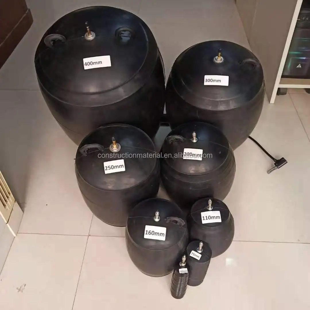 Pneumatic Inflatable Rubber Pipe Test Sewer Plug - Durable & Versatile