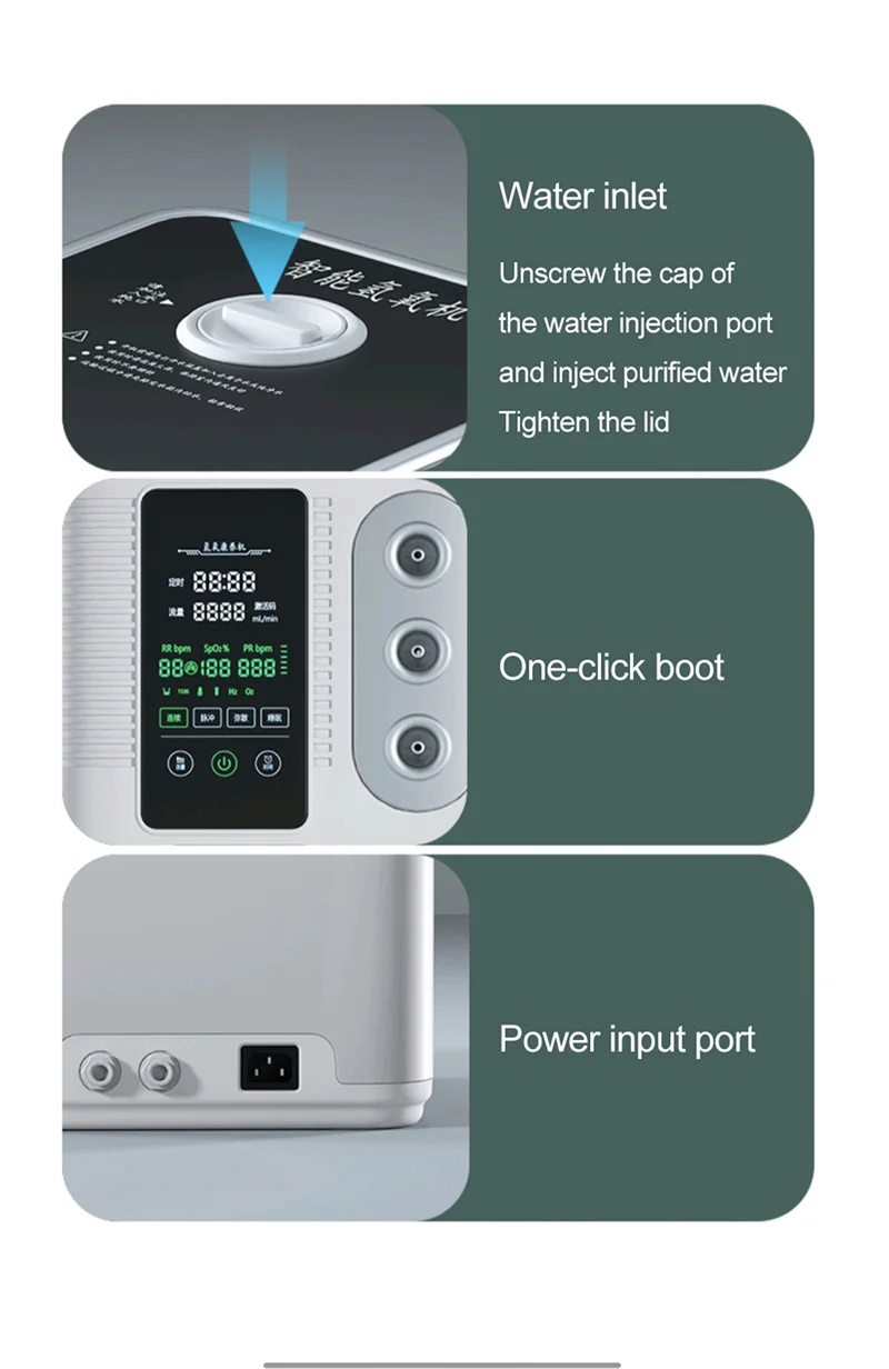 PEM Electrolyzer 3000ml/min - Portable Hydrogen Oxygen Machine
