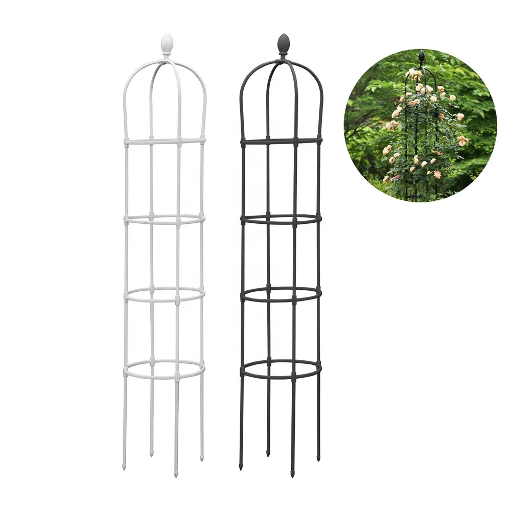Garden Rose Flowers Metal Climbing Frame Trellis For Indoor Potted ...