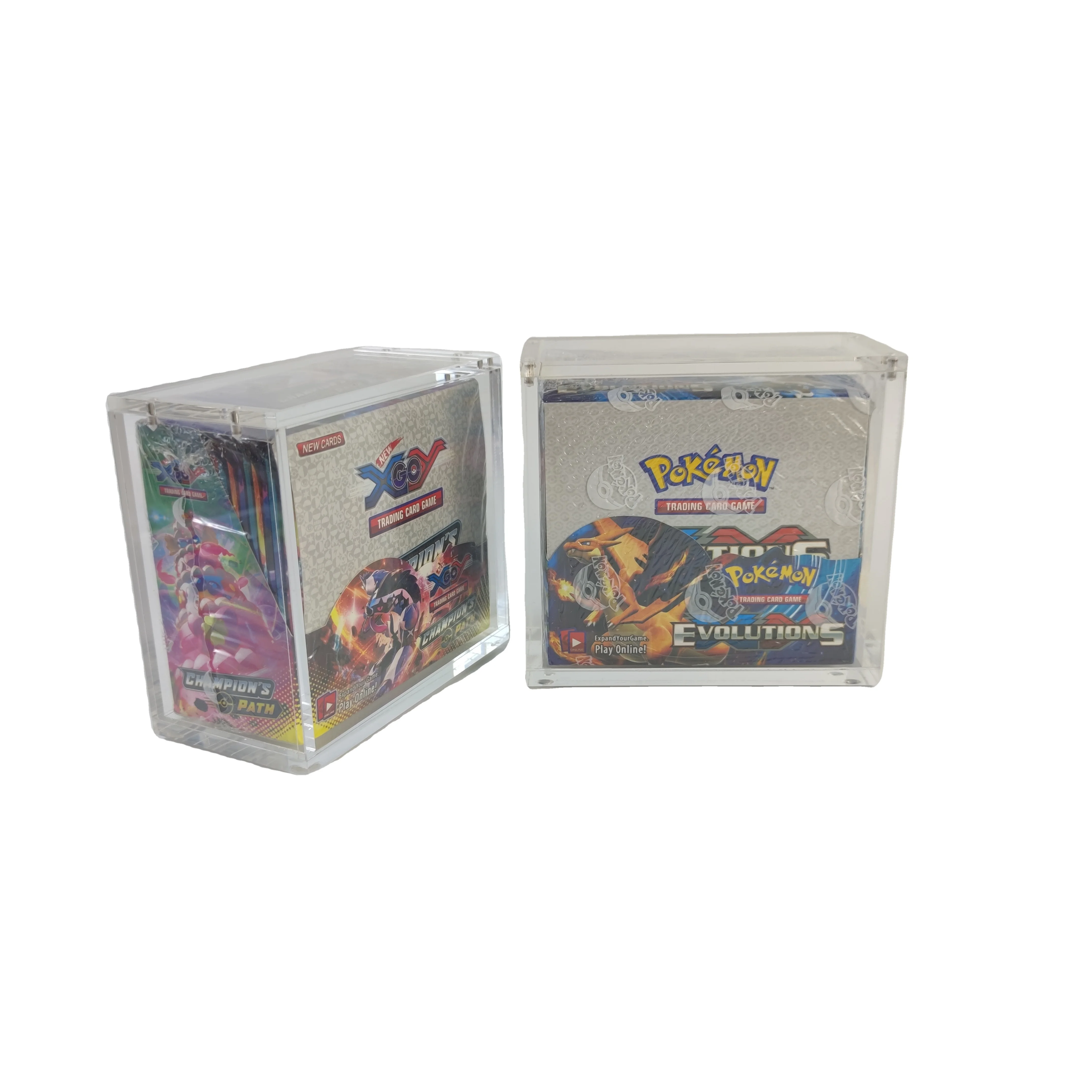 Best Selling Pokemon Clear Acrylic Box New Design Pokemon Booster Box ...