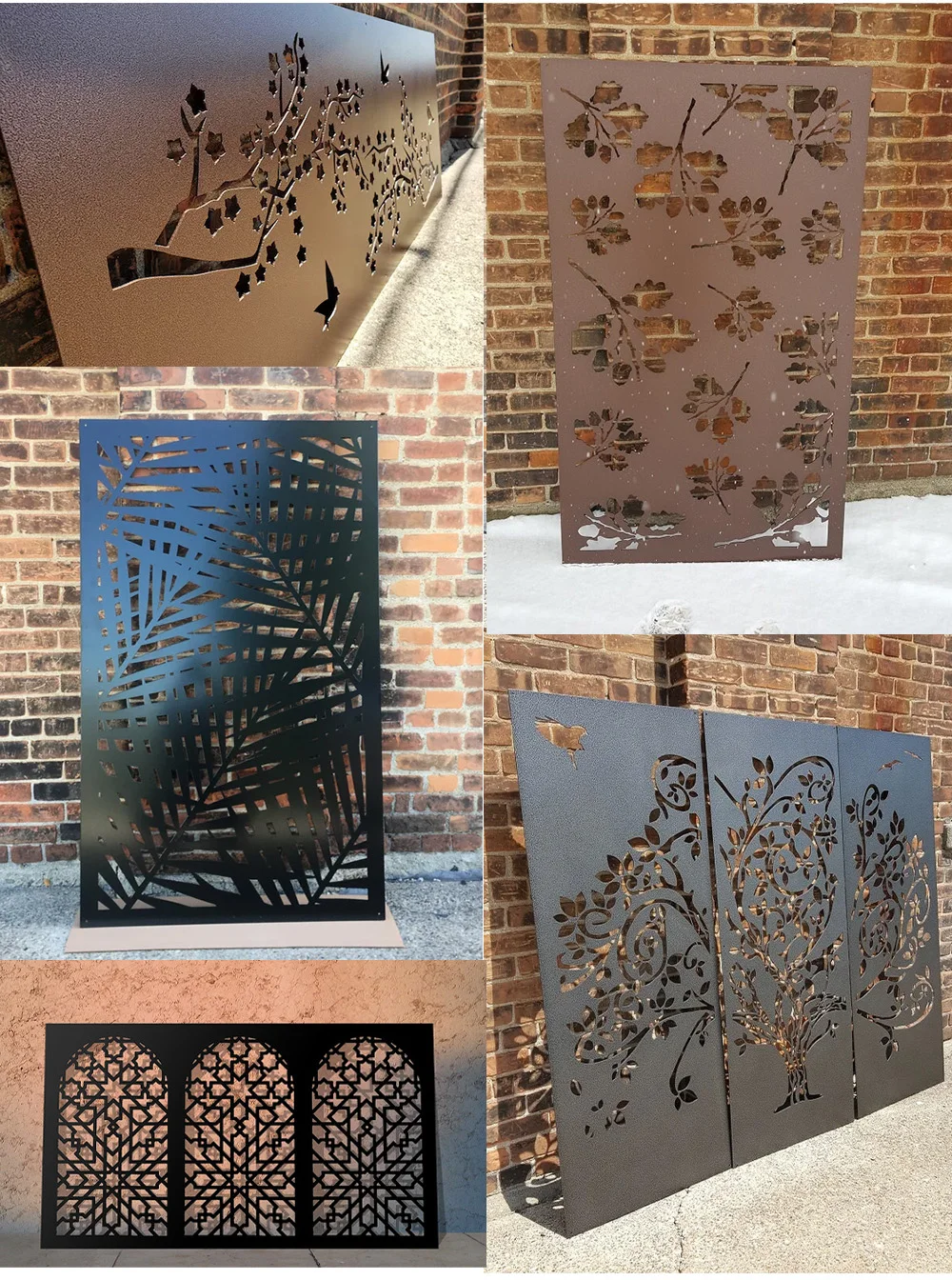 Decorative Metal Corten Steel Screen Panels For Garden Corten Steel ...