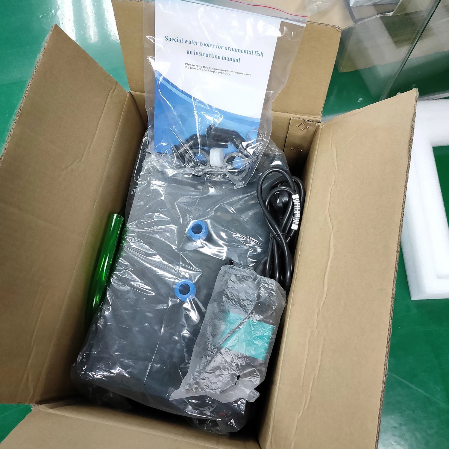 1/10hp Industrial/home Aquarium Chiller For Fish Farming Recirculating ...