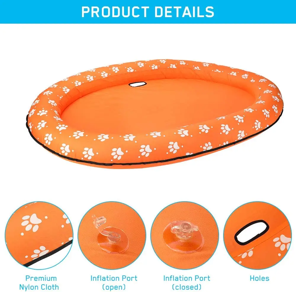 Floating Dog Toy Inflatable Dog Pool Float Inflatable Pet Swimming Pool ...