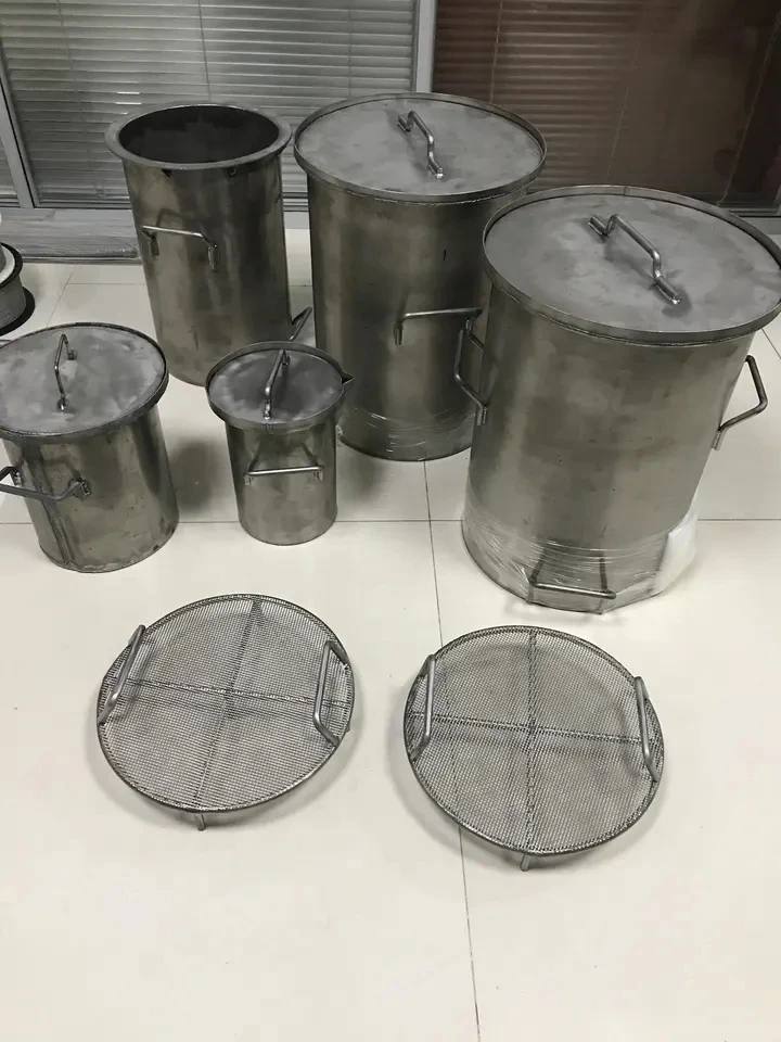 Customized Acid Alkali Titanium Barrel Titanium Pot Corrosion Resistant ...