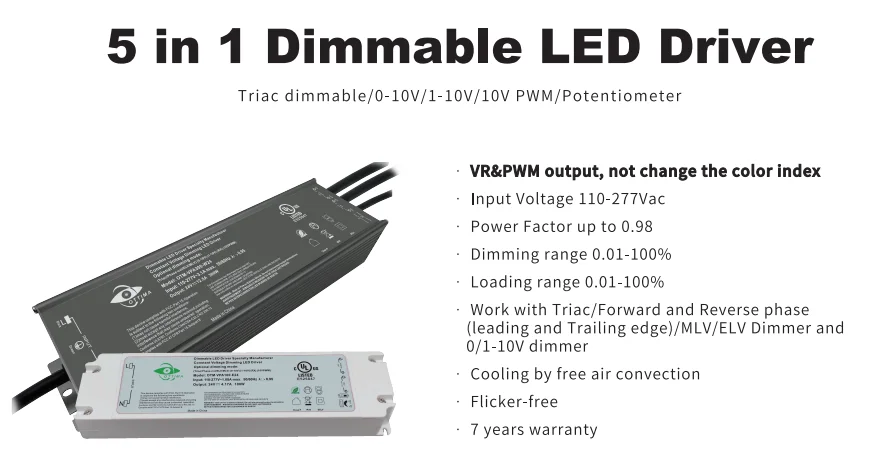Ottima 200w 24v 12v 48v Ip67 Mlv Elv Dimmable 0-10v 1-10v Pwm Vr Constant Voltage Strip Lighting ...