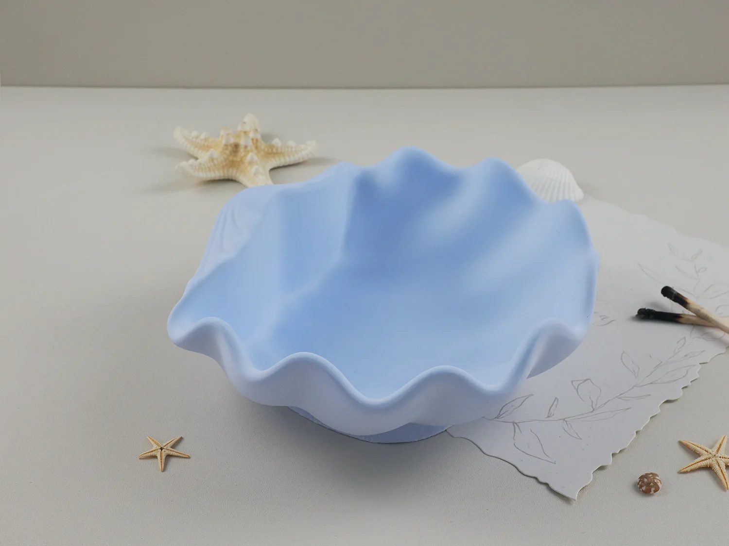 Diy Plucker Concrete Tea Cup Cup Discs Conch Shellfish Sea Wind Glass ...