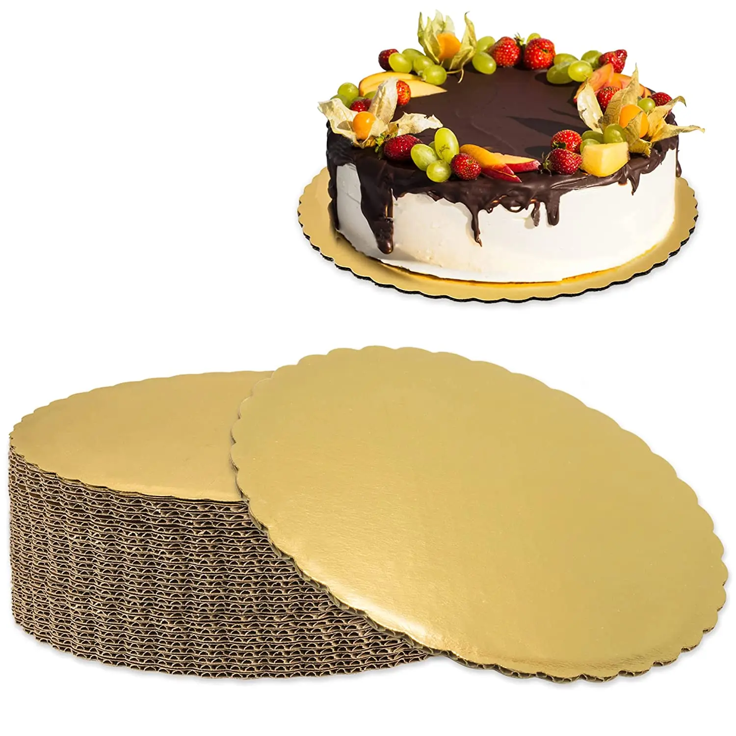 10 Inches Round Cake Boards - Perfect for Pizza & Cakes
