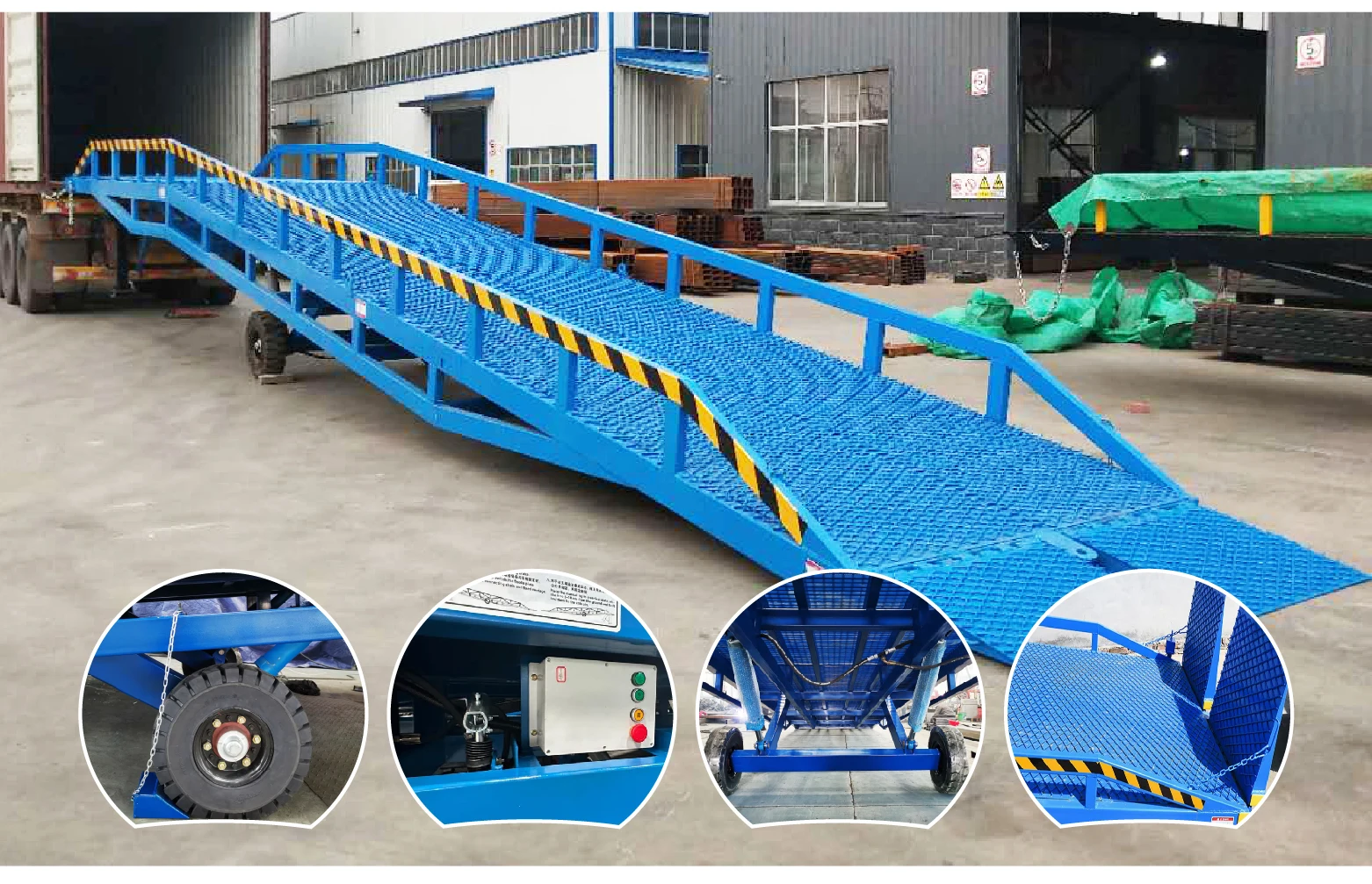Manufacturing Plant Automatic Truck Loading Ramp Hydraulic Warehouse ...