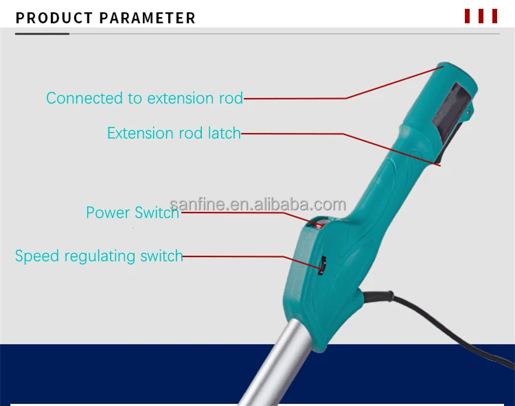 Variable Speed Drywall Corner Sander Long Reach Triangle Sander Wall ...