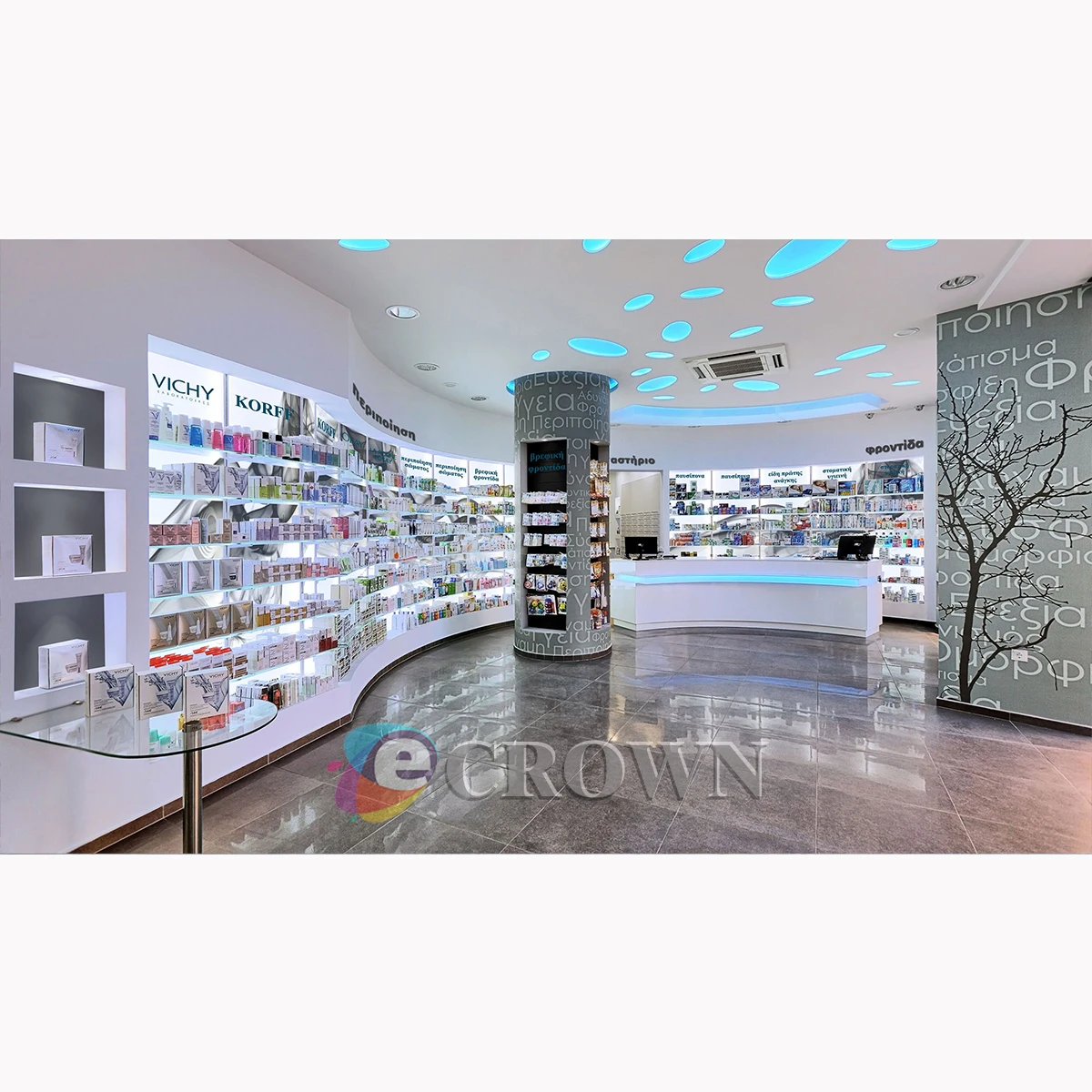 Retail shop design drugs Exceptional Quality Wooden Decor Fitters ...