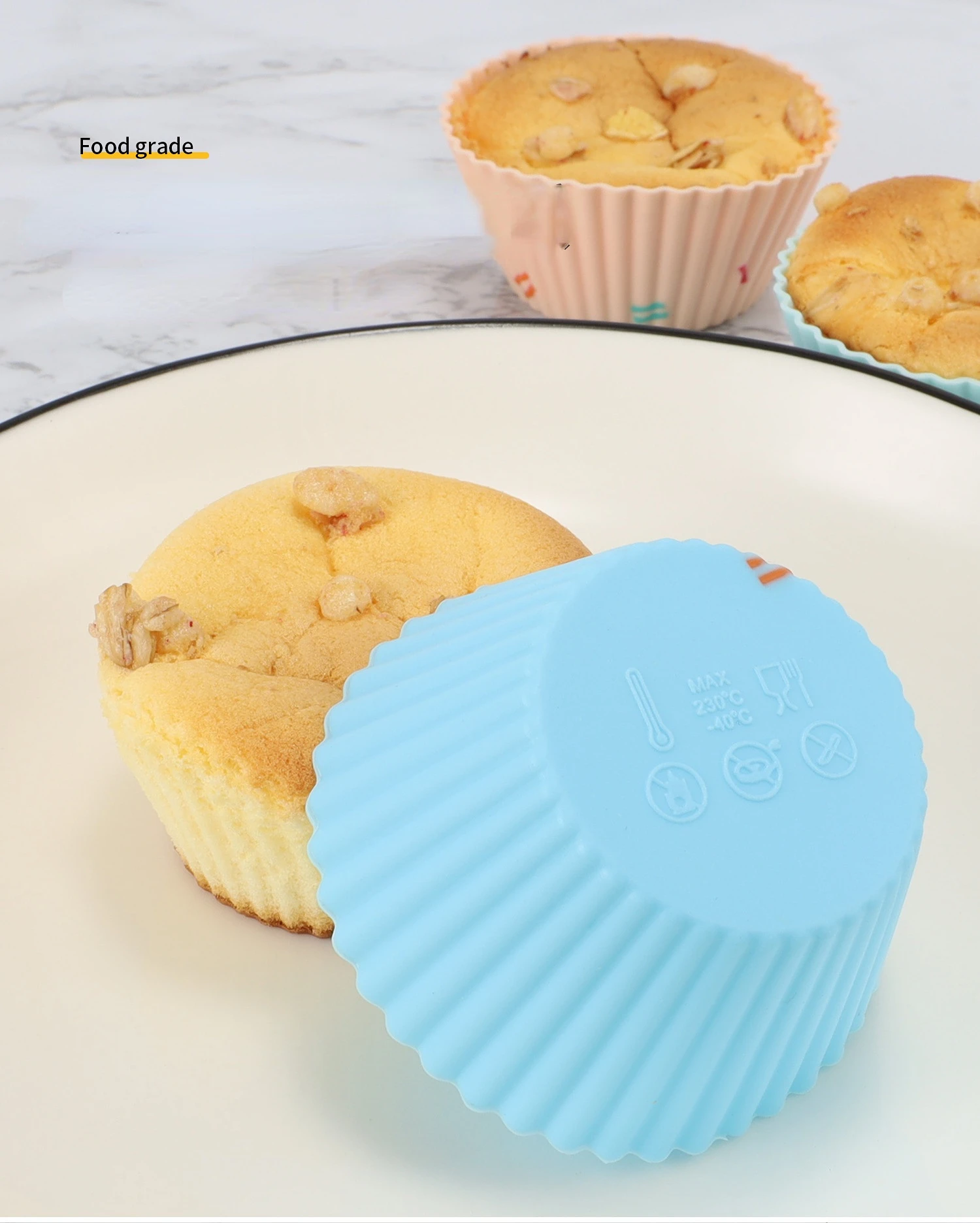 5 Pack Design Wholesale Silicone Cupcake Baking Cups Cupcake Paper Cup ...