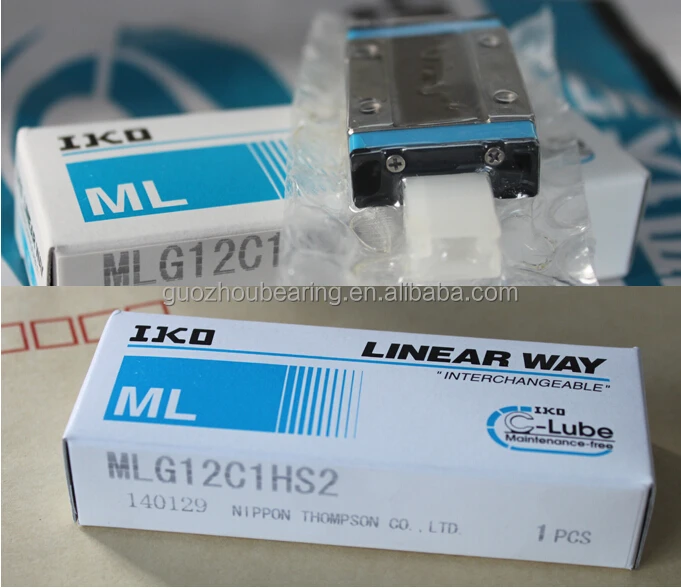 Japan IKO Linear Guideway Linear Guide Rail Linear Guide Block MLG12 ...