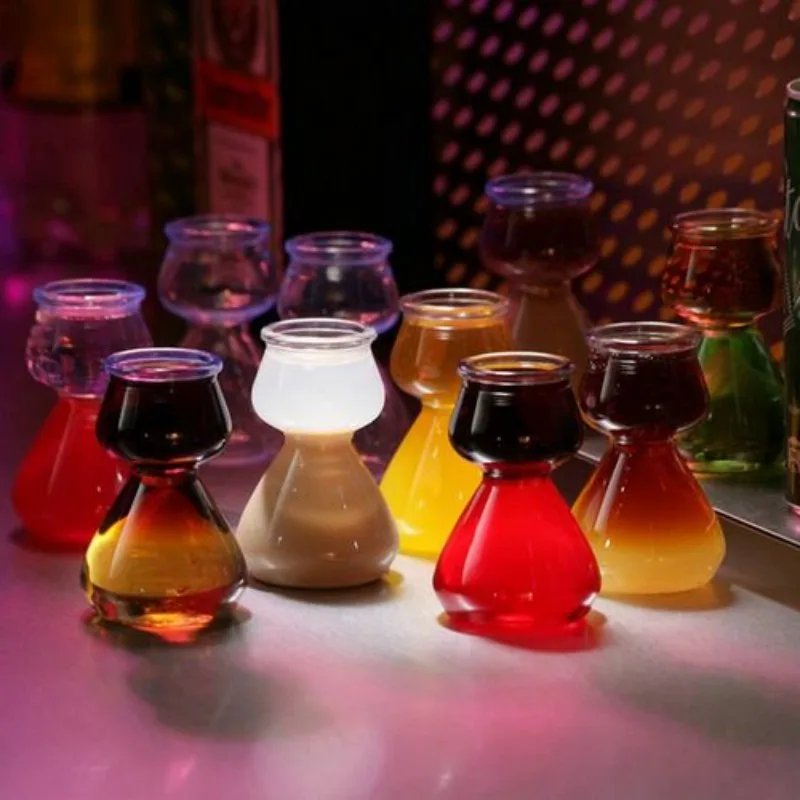 Personality Split-Level Layered Jager Bomb Shot Glasses