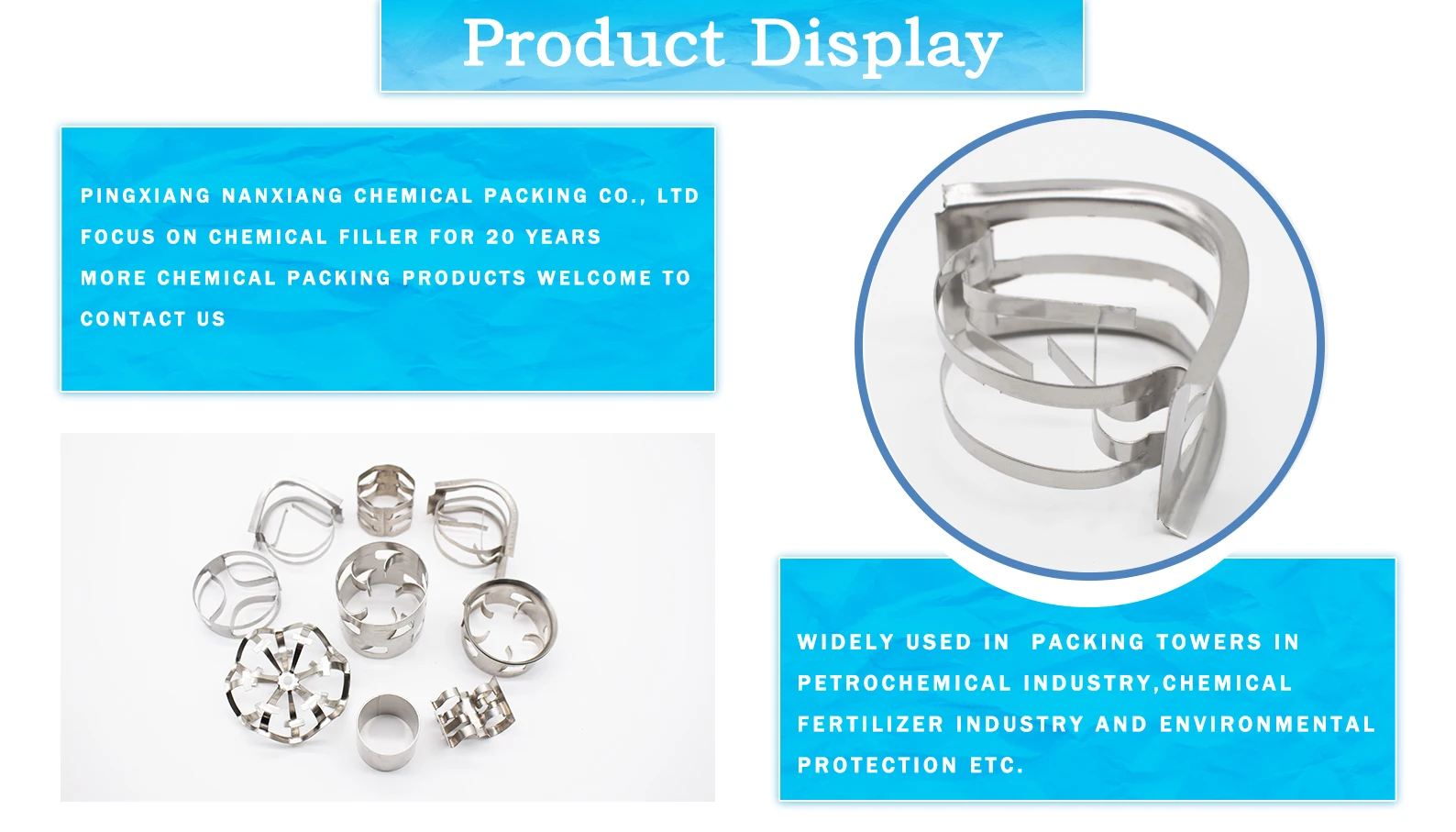 Nanxiang Ss316 Super Metal Intalox Saddle Ring Metal Intalox Saddle ...