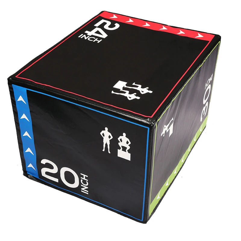 Gym Jumping Box - Adjustable Plyometric Box for Crossfit