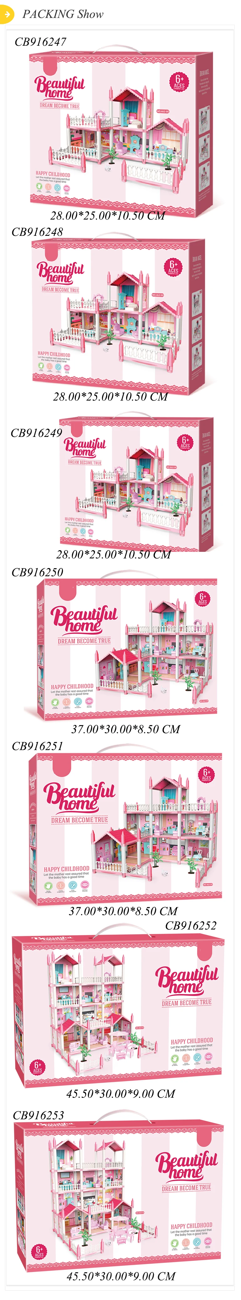 Girls DIY Assembly House Game Villa Pretend Play Toys for Kids| Alibaba.com