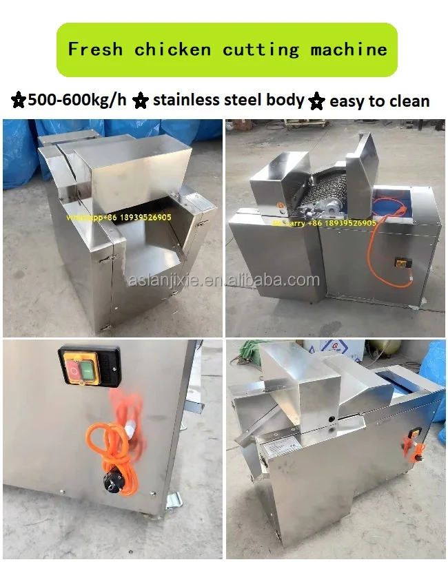 High Speed Boneless Chicken Meat Cube Dicing Machine Frozen Beef Meat ...