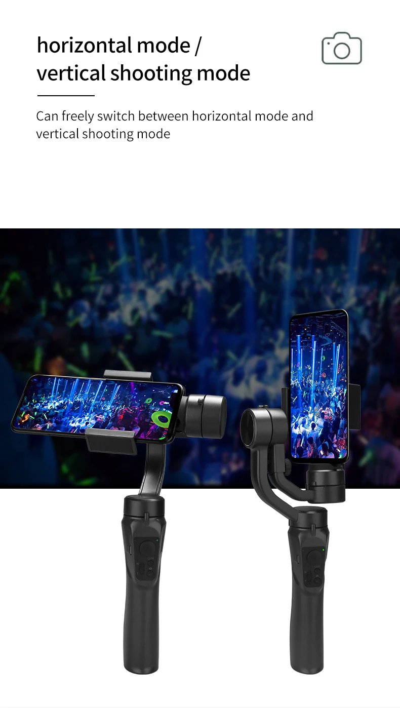 3 Axis Gimbal Handheld Smartphone Stabilizer - Mooncrown F6