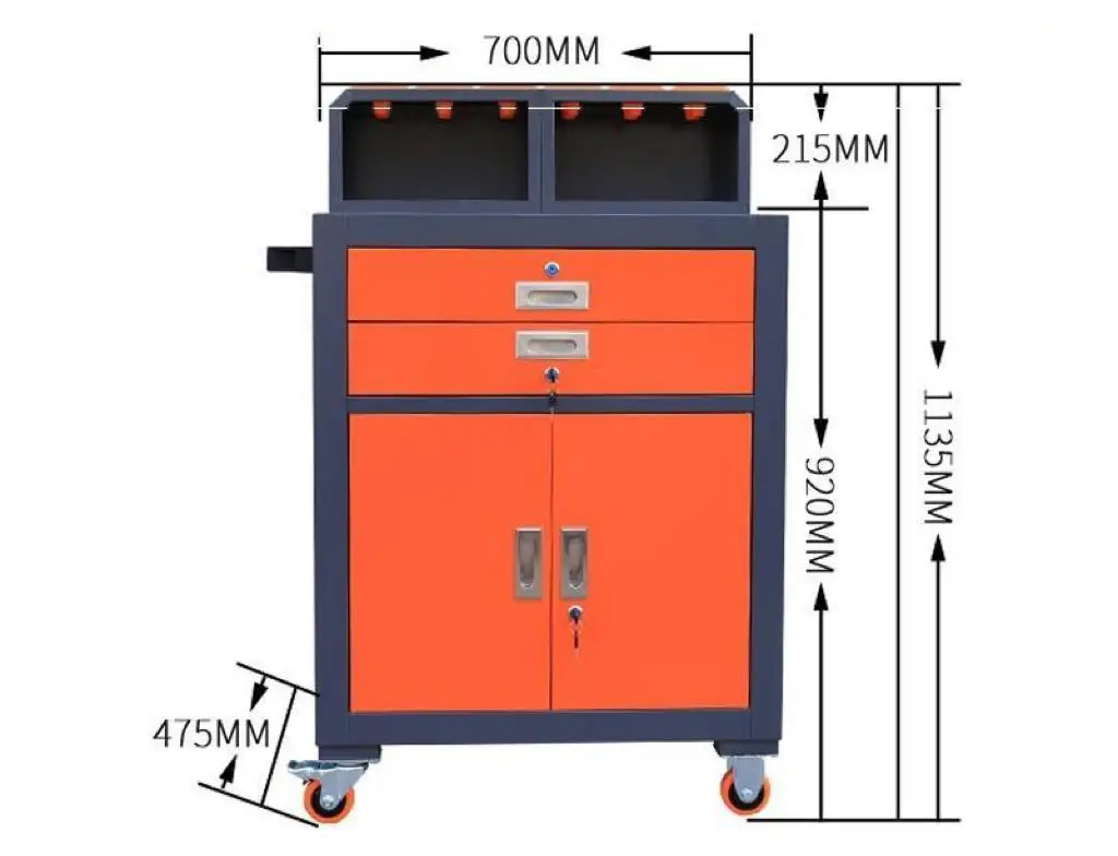 BT30 BT40 BT50 Tool Holder Cart - Mobile & Versatile Storage
