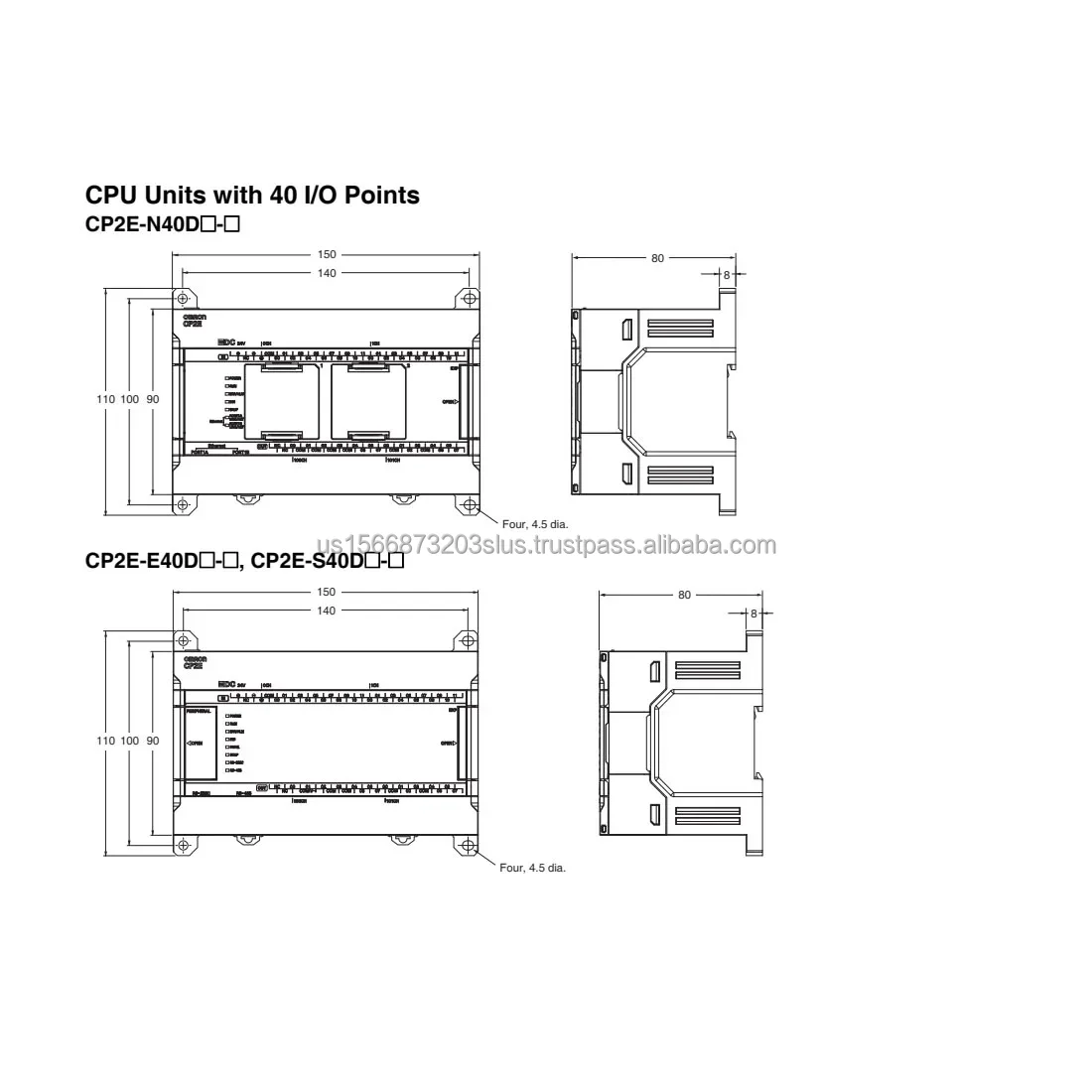 Original Programmable Logic Controllers CP2E-N20DT-A CP2E-N20DT-D CP2E-N20DR-D CP2E-N14DT1-D ...