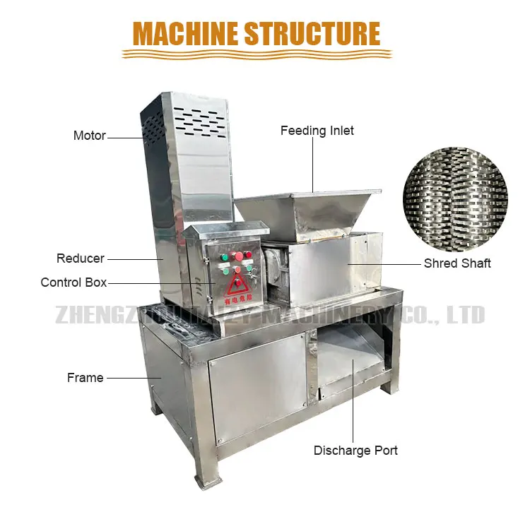 Big Bone Crusher Shredder Butcheries Butchering Equipment Meat Food ...