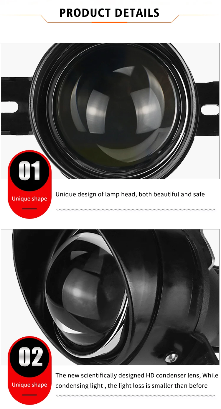 Modern Style Universal Auxiliary High Bright 3 Inch Mini Fog Light ...