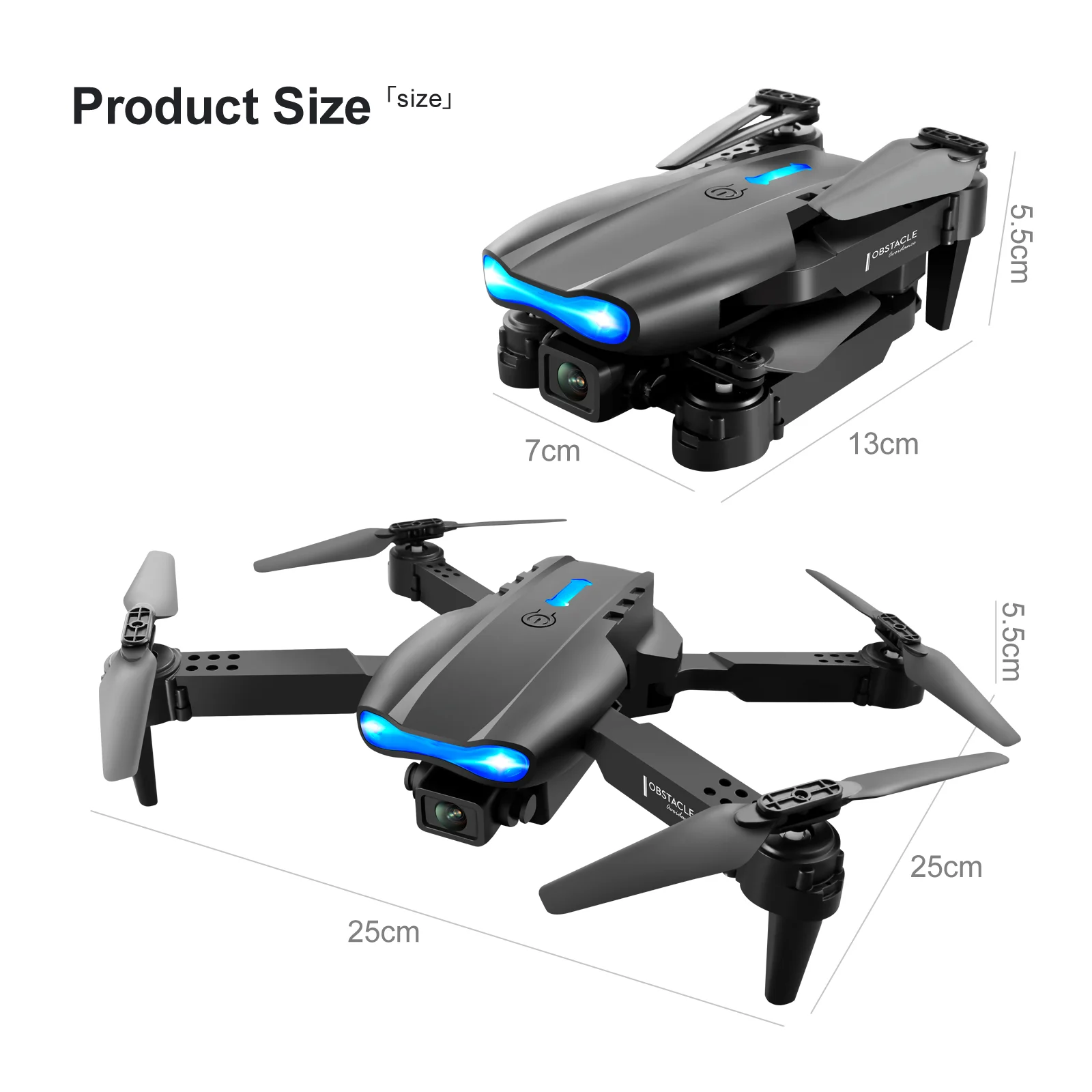 E99 Pro 2 K3 Professional RC Drones with 4K Dual Camera