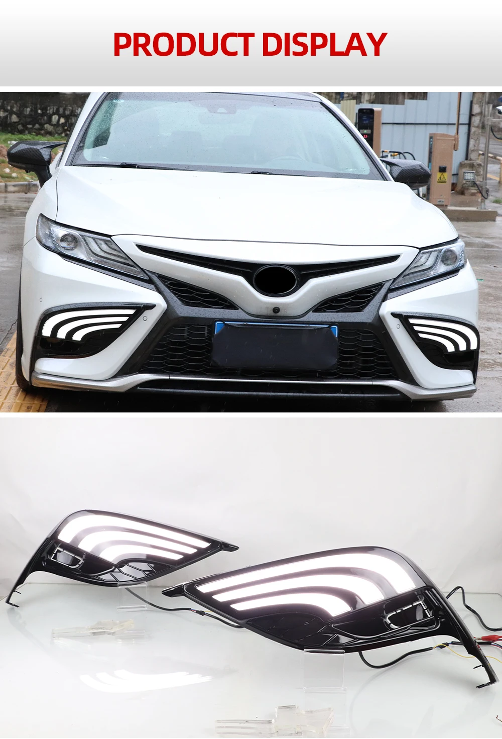 Toyota Camry 2021-2022 LED Daytime Running Lights & Turn Signals