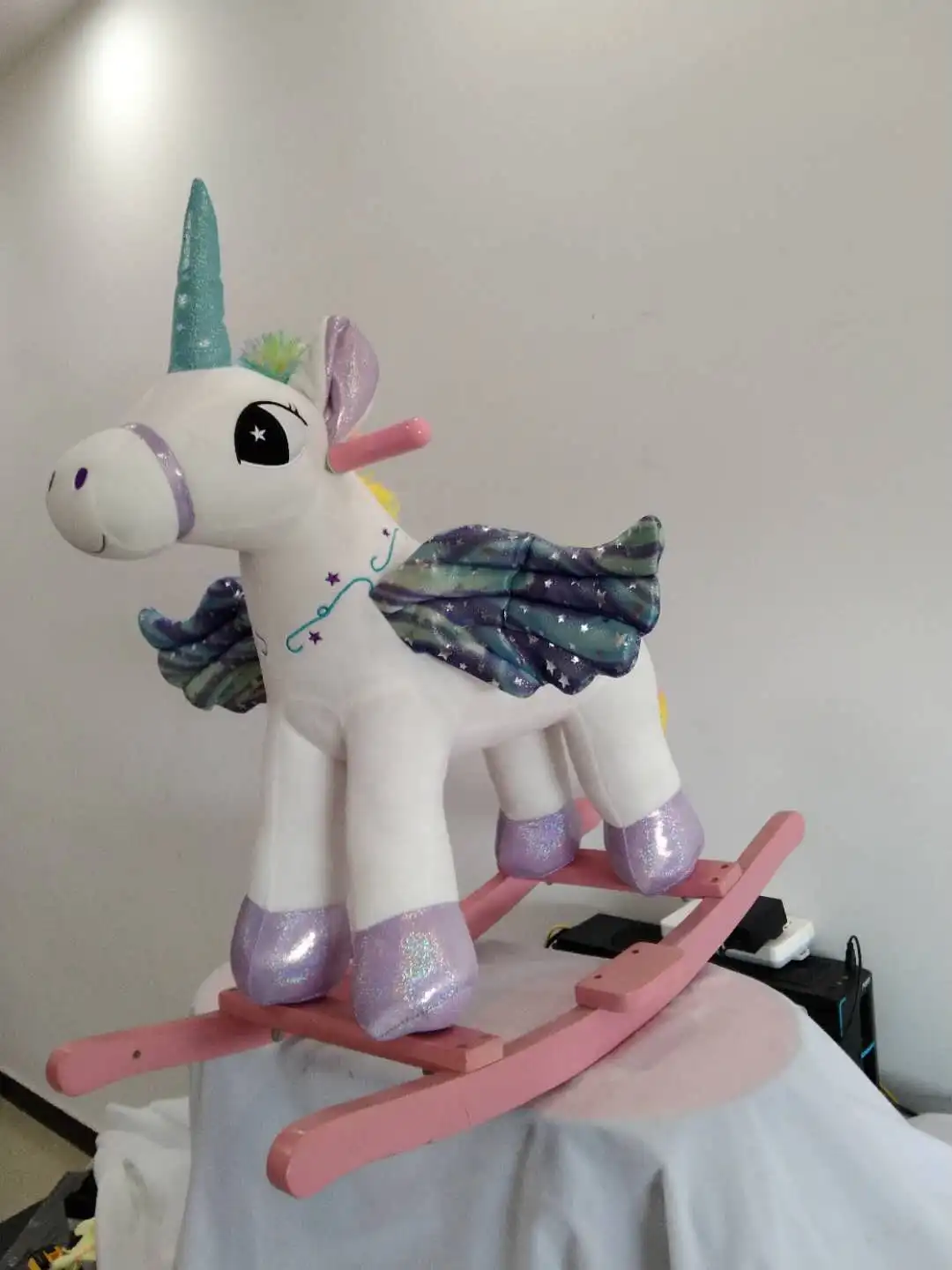 Funny Baby Rocking Horse Animal Rocker Toys With New-born Baby - Buy ...