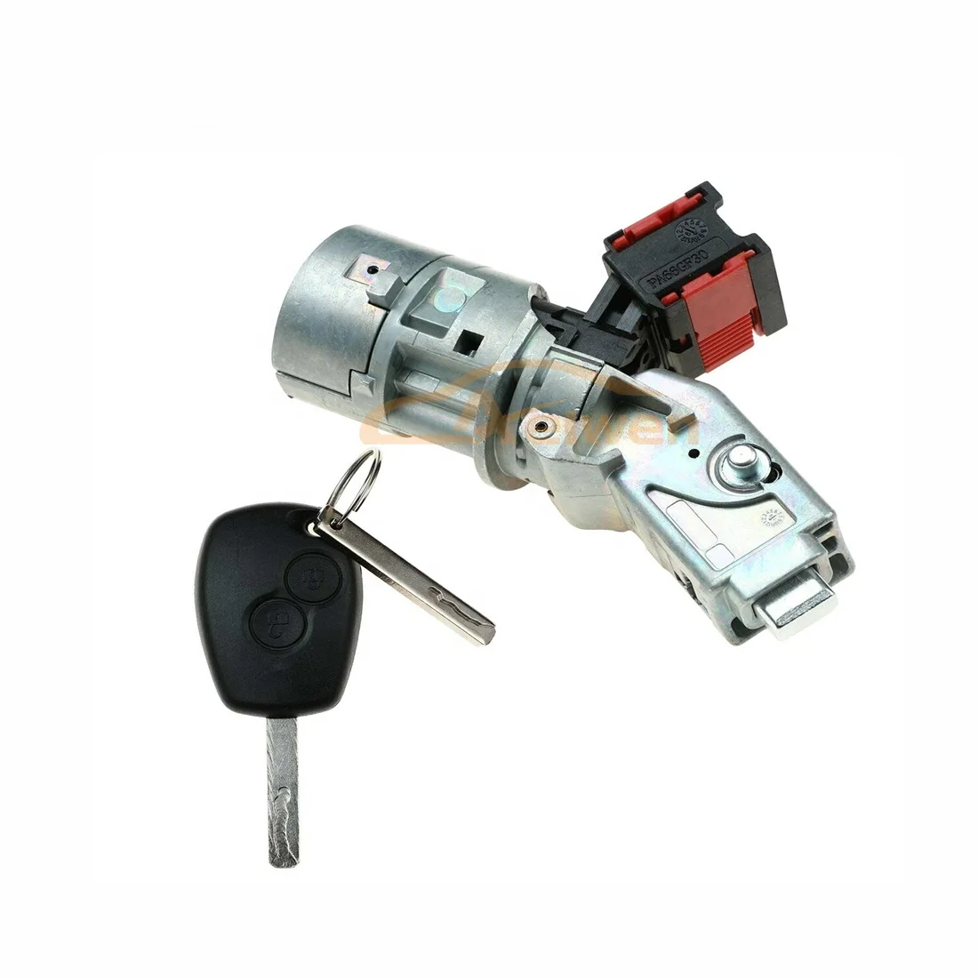 Aelwen 5 Pins Ignition Lock Switch & Key Kit Fit for Renault Clio MK3 ...