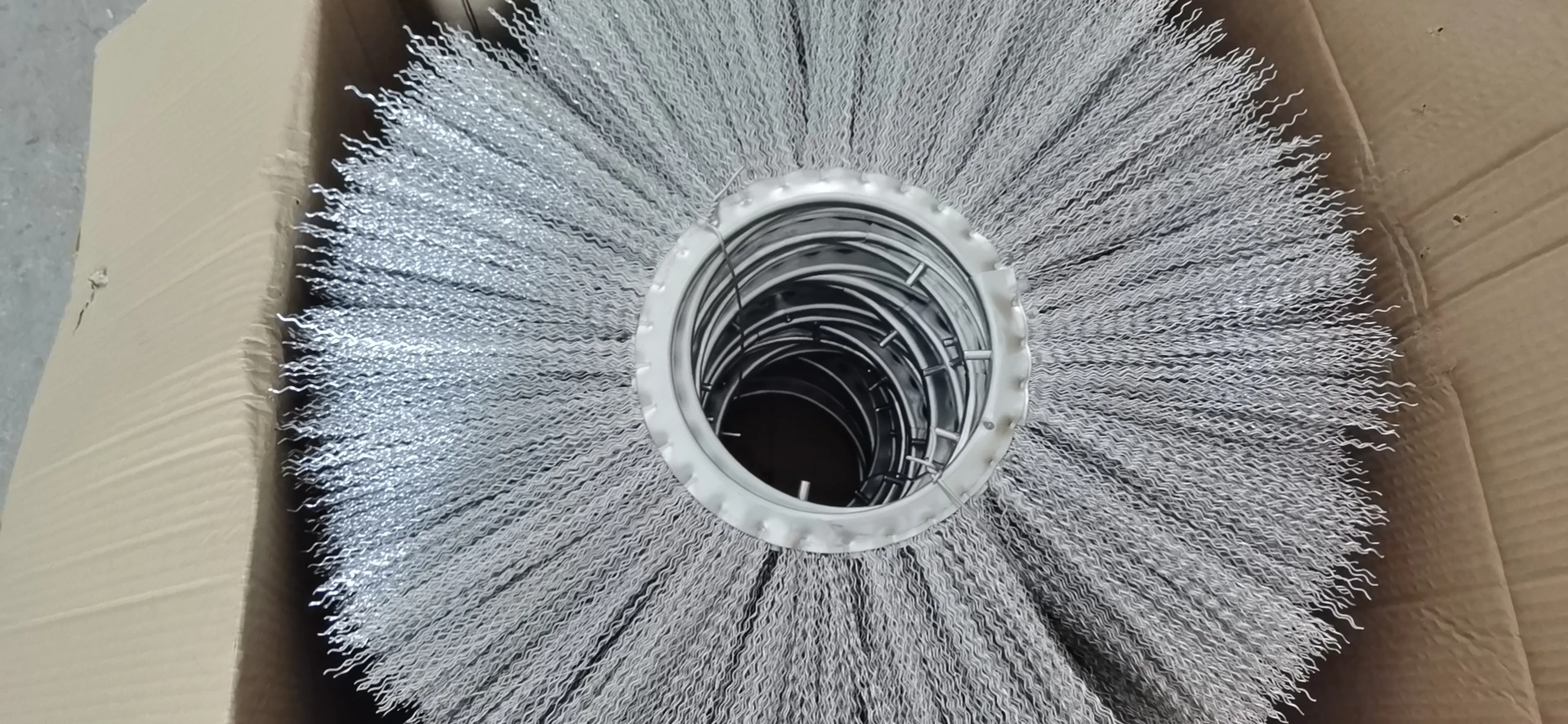 Flat Steel Channel Road Broom Segment Rotary Brush For Road Sweeper ...