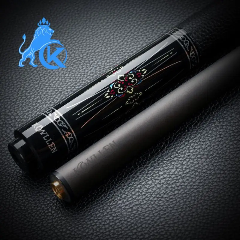 KONLLEN Carbon Pool Cues Laser Meteor Style 1/2 Split Cue