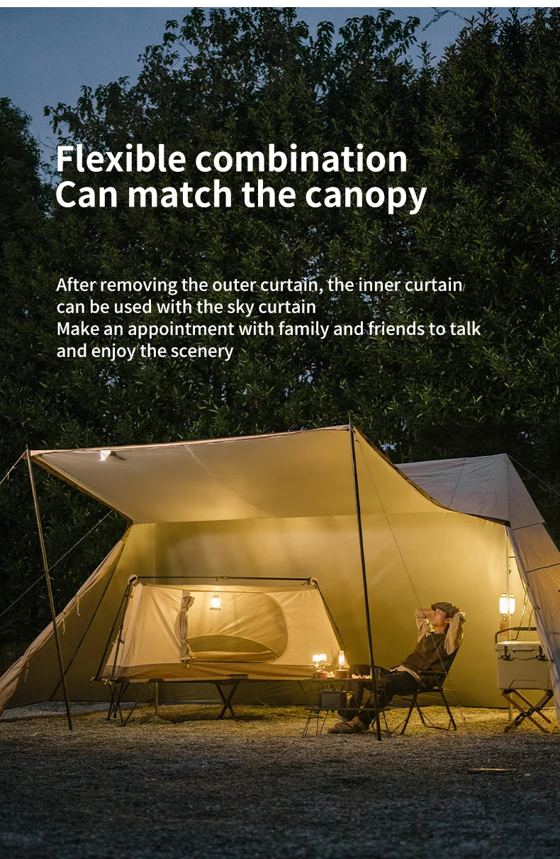 Naturehike Outdoor Camping Sleeping Cot Tent - Four-season