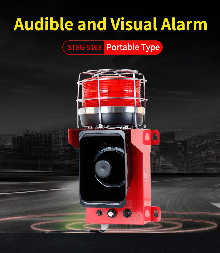 Factory Price Stsg-5163 Large Loud Buzzers Emergency Light Alarms ...