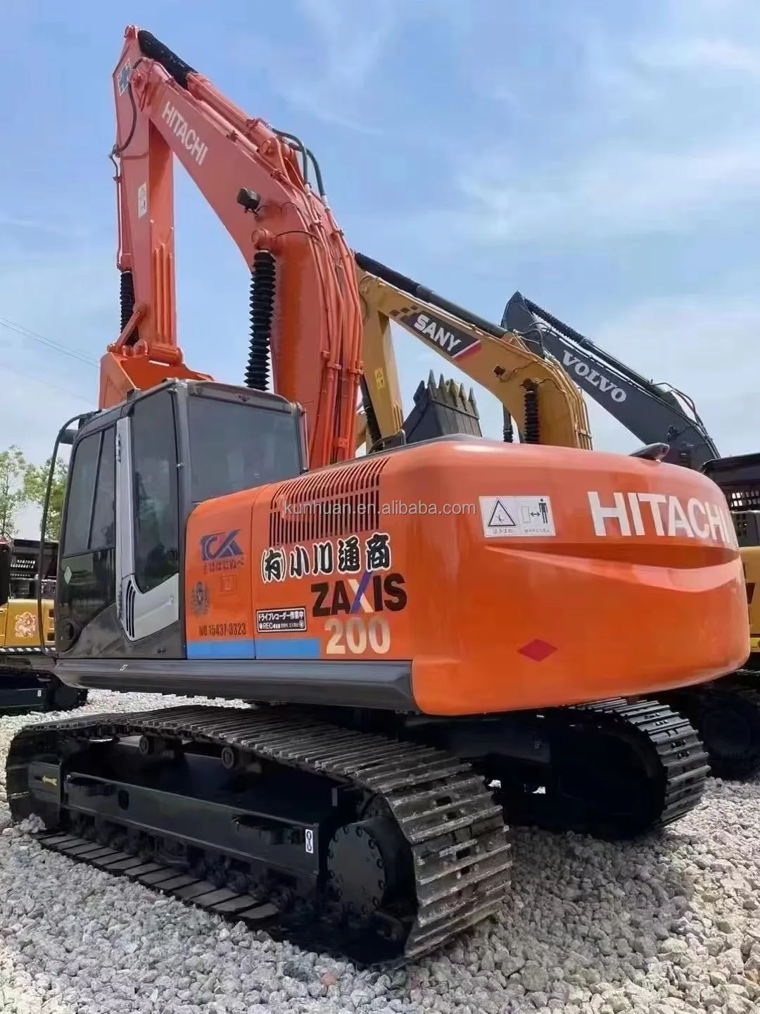 Working Well 20ton Hitachi Zx200-3 Crawler Excavator Used Zaxis 200 ...