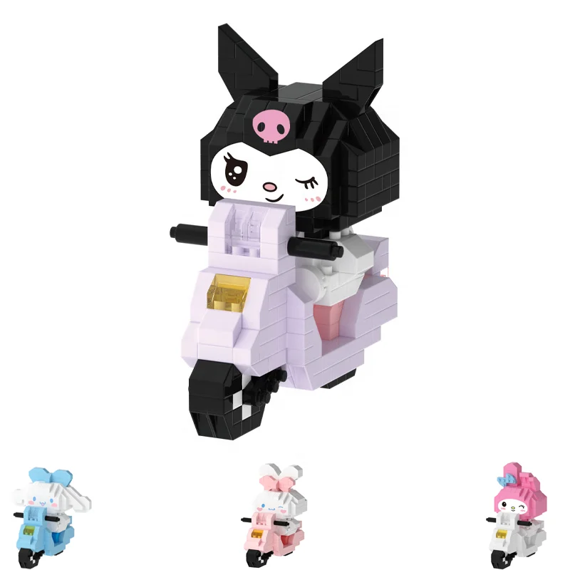 Sanrioed Mini Sanrio Building Blocks DIY Toys Kuromi Creative Sanrio ...