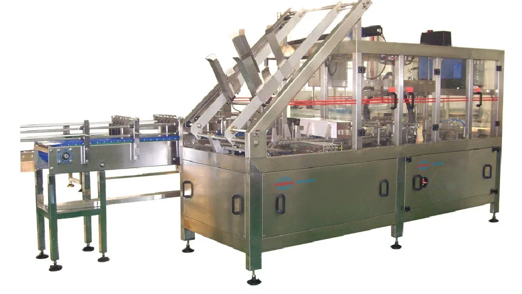 Automatic Wrap Around Hot Glue Canned Beer Plastic Box Case Carton ...