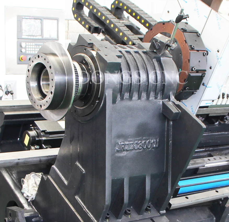 Dongs Cnc Lathe Control Yaxis High Precision Hydraulic Chuck Slant Bed ...