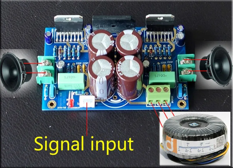 Packbox DIY Kit TDA7293 Audio Amplifier Board 100W+100W