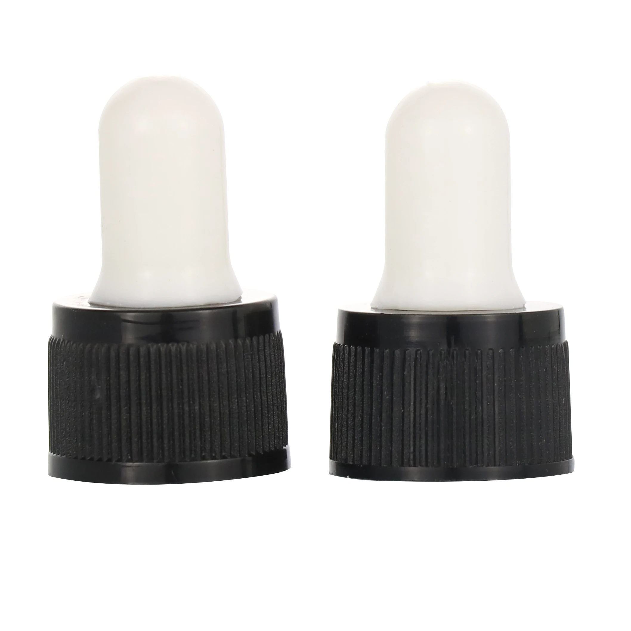 Rubber Dropper Cap with Pipette for Essential Oil Bottles